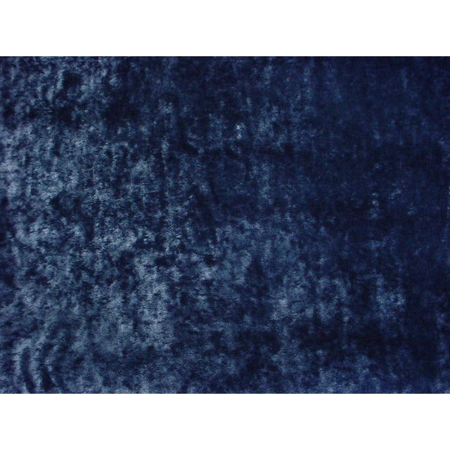 Modern Romo Black Emile Petrol Blue Metallic Honeycomb Upholstery ...