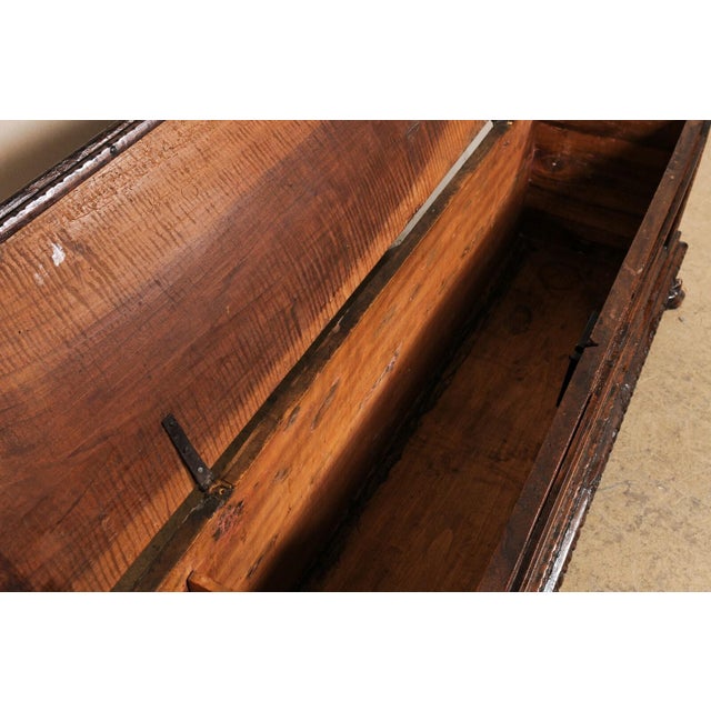 18th Century Italian Wooden Cassone on Paw Feet | Chairish