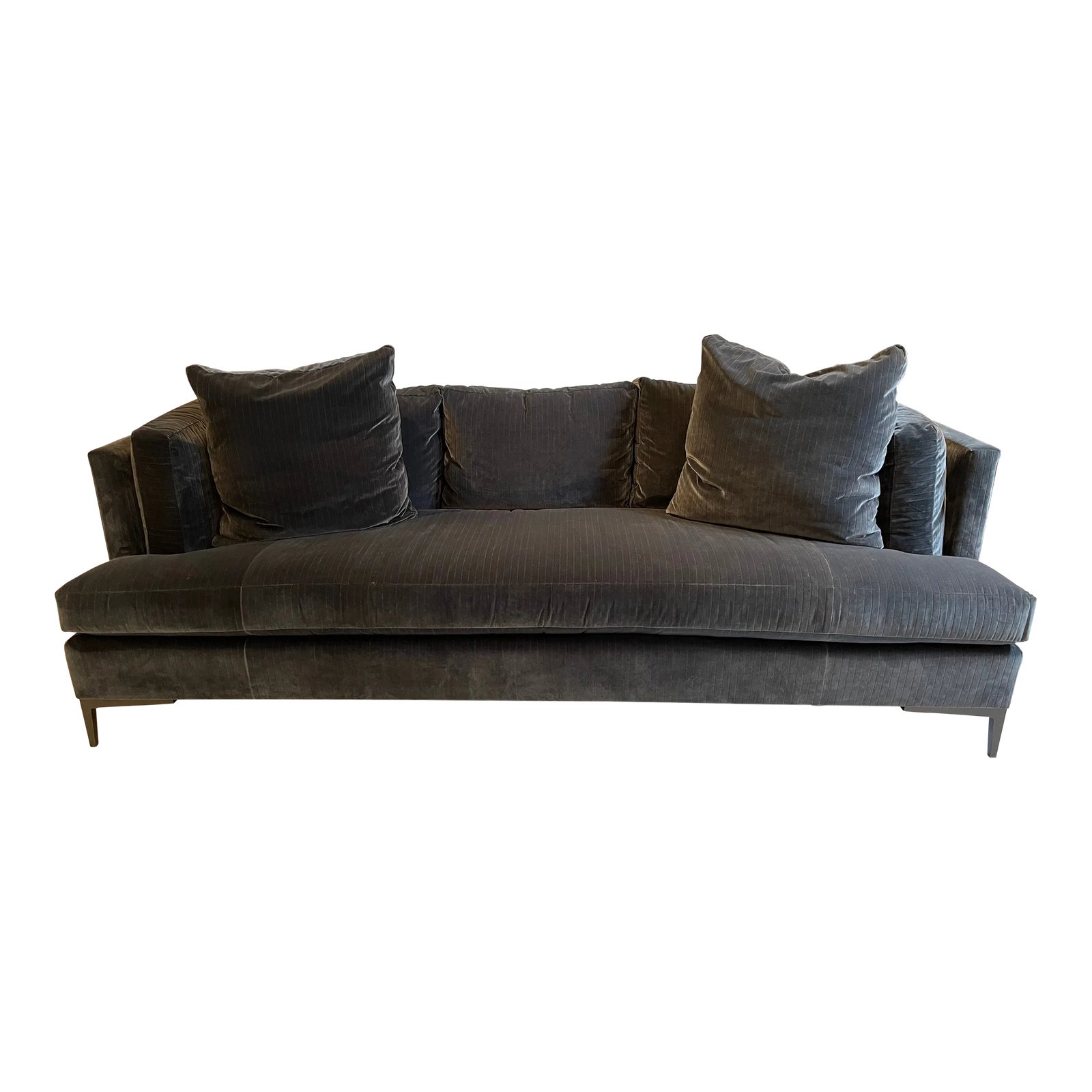 Theodore Alexander Aiden Sofa in Velvet - Showroom New | Chairish