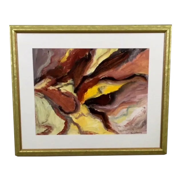 1970s Vic Calderon Vintage "Inspiration" Original Acrylic Painting ...