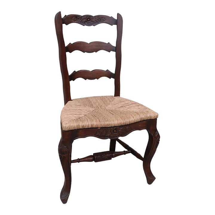 French Ladderback Dining Chair | Chairish