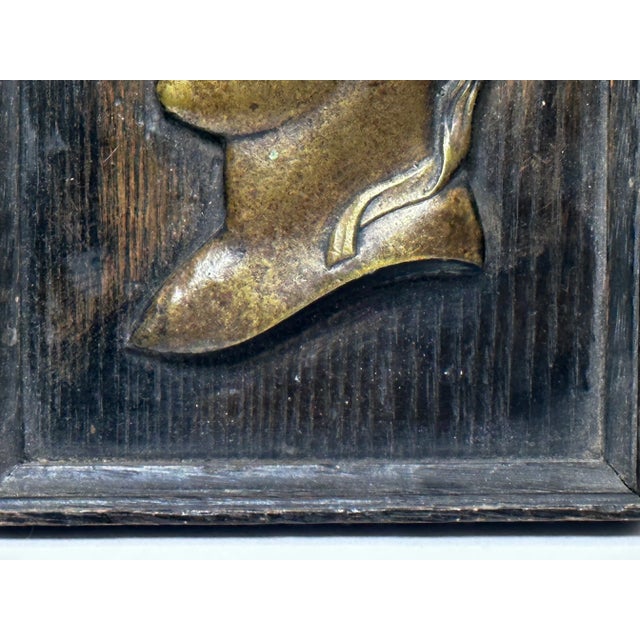 French 19th Century Napoleon Wearing Laurel Wreath Crown Wall Sculpture ...