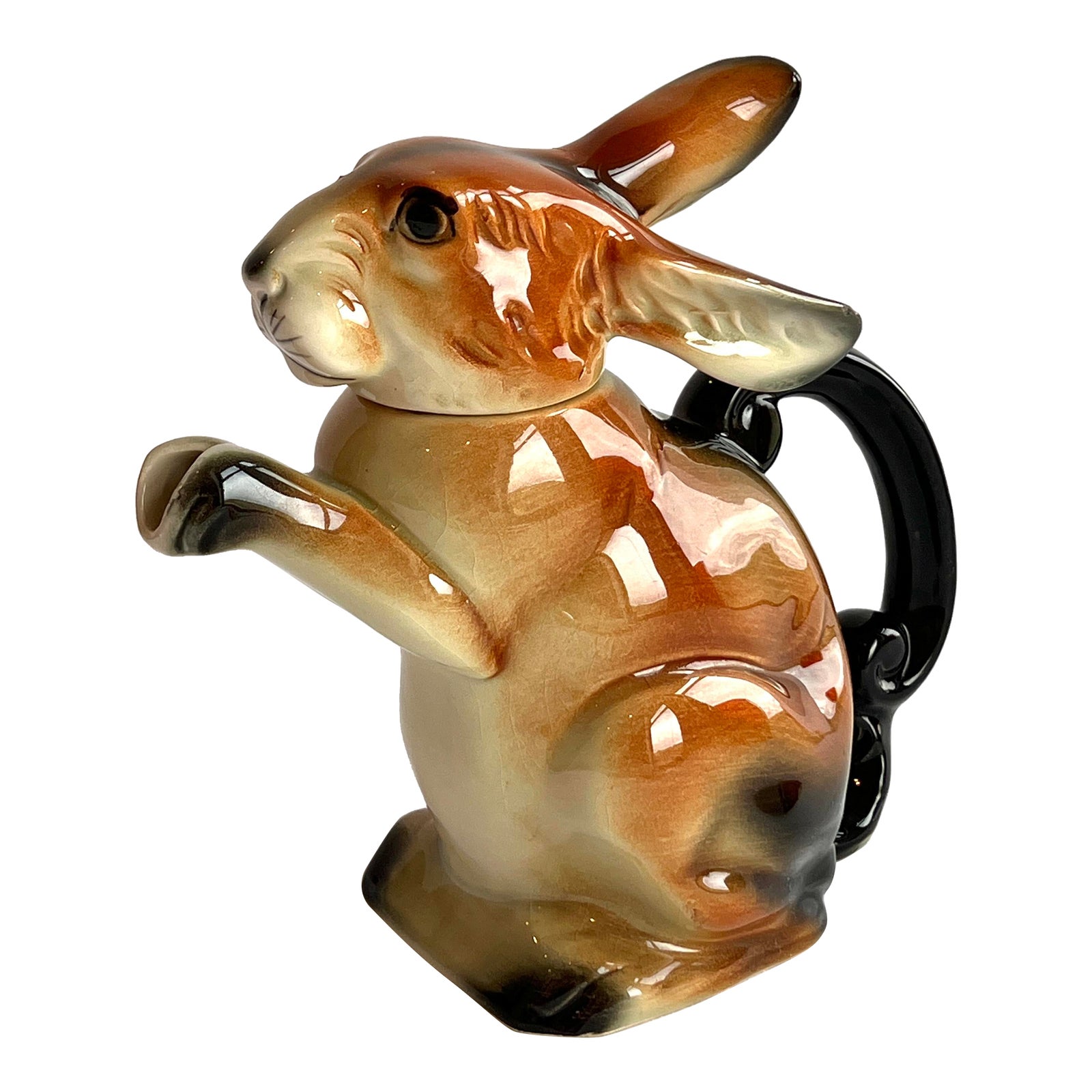 Ebeling & Reuss Erphila Vintage Ironstone German Rabbit Hare Tea Pot ...