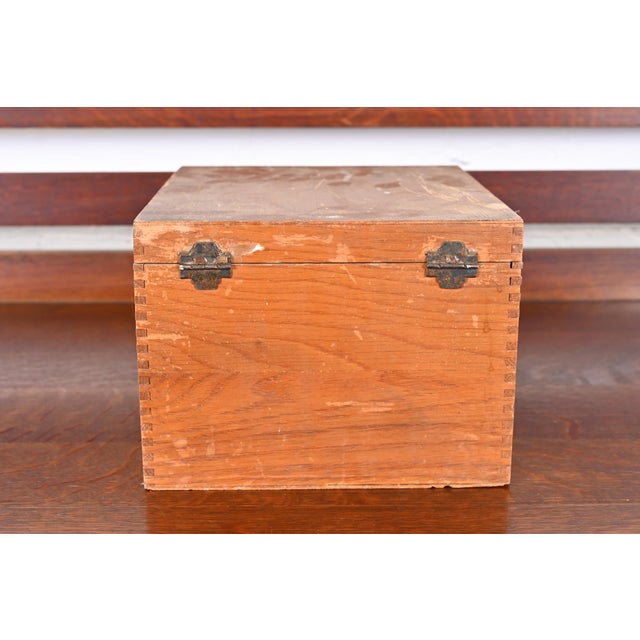 Antique Globe Wernicke Filing Box From Frank Lloyd Wright's DeRhodes ...