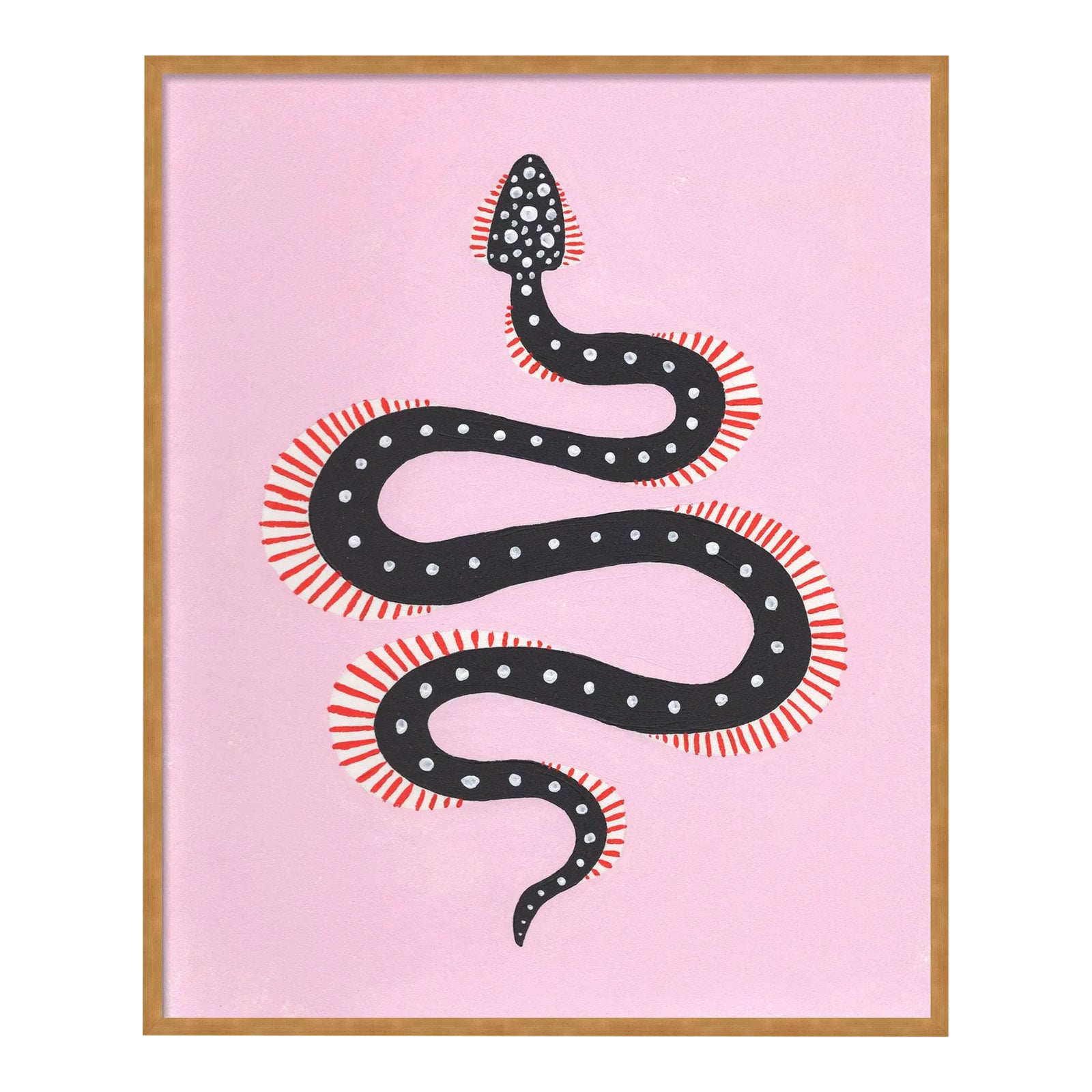 Peppermint by Willa Heart in Gold Frame, Small Art Print | Chairish