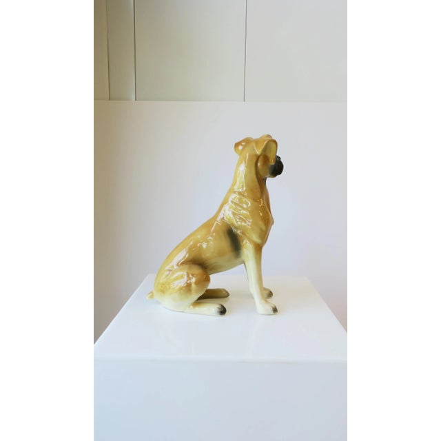 Ceramic Boxer Dog | Chairish