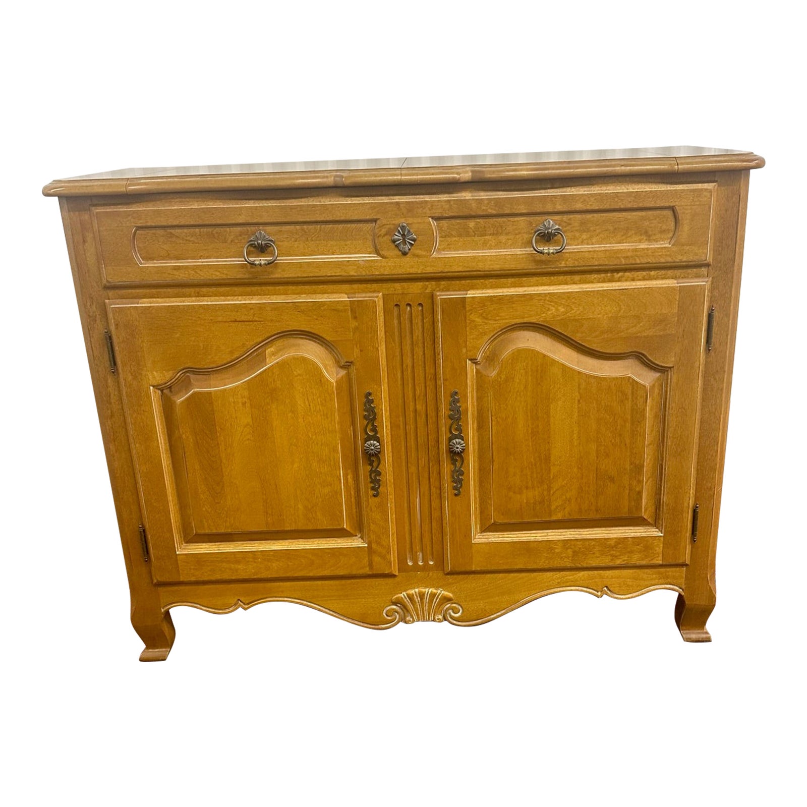 1990s A Vintage French Country Server by Ethan Allen | Chairish