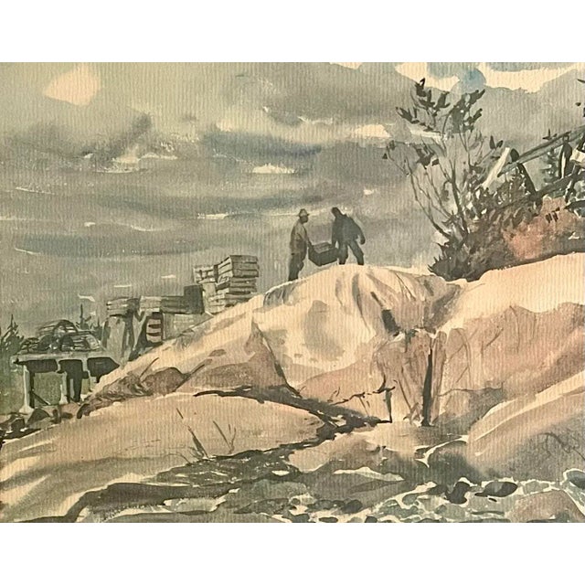 Phil Austin (American 1910 - 2004) 20th Century Watercolor Seascape ...