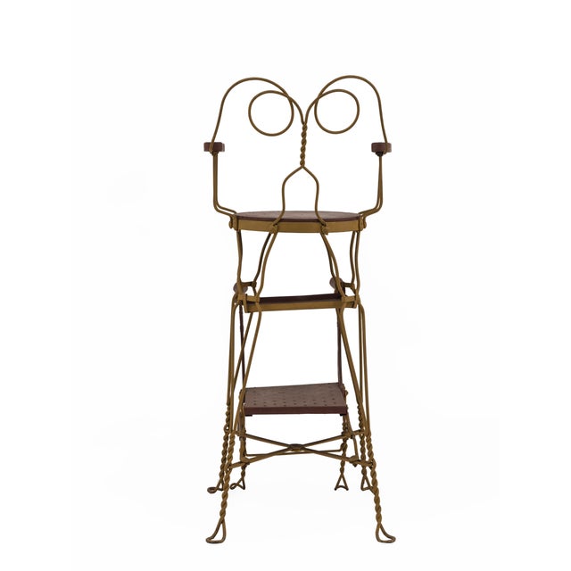 American Victorian Shoe Shine Chair | Chairish