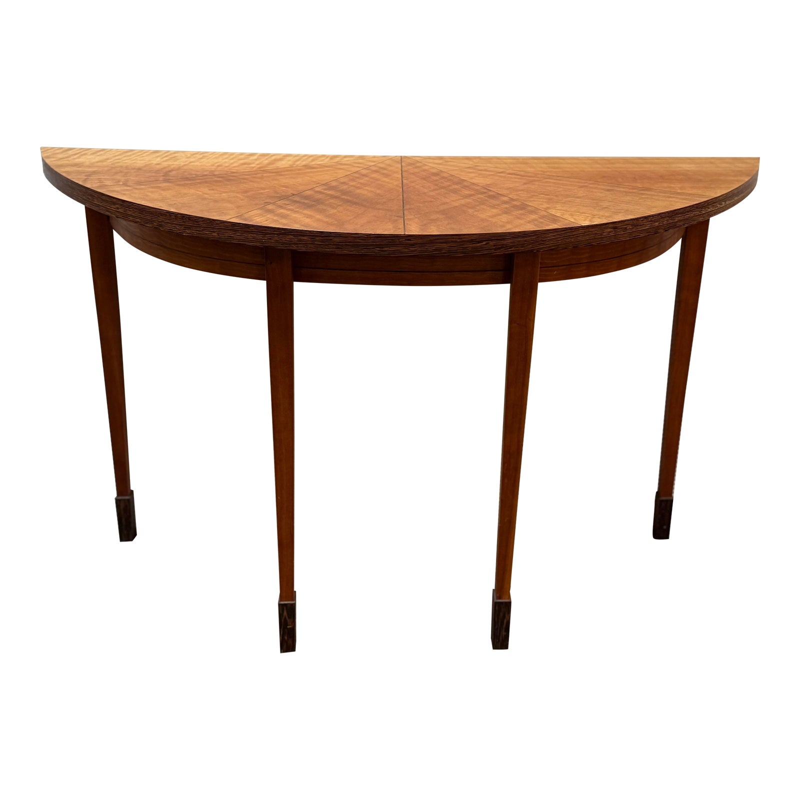 Contemporary Demilune Table | Chairish