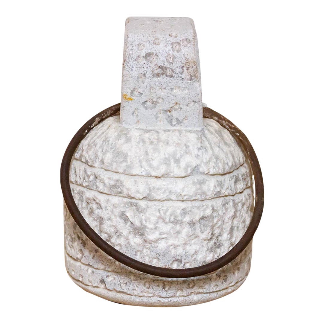 Carved Stone Door Stop | Chairish