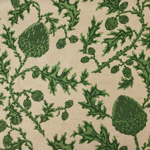 Templeton Dragonflower Linen Designer Fabric by the Yard | Chairish