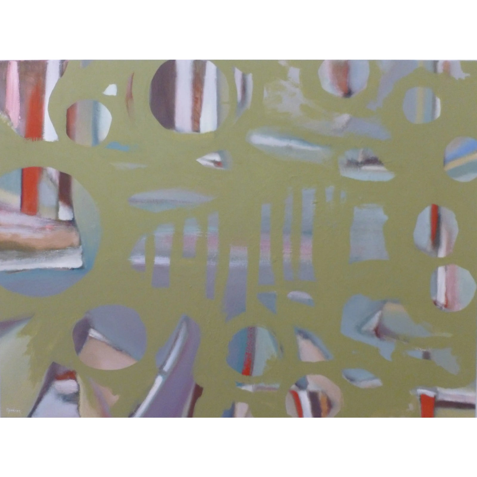 "Cosmological" Abstract Oil and Acrylic Painting by Scott Spencer ...