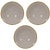 Set of Three Wall Mount Disk Fixtures | Chairish
