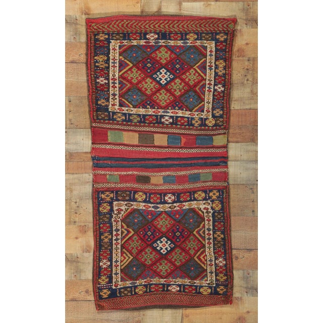 Late 19th Century Antique Kurdish Jaf Saddle Bag Rug, 02'03 X 04'09 ...