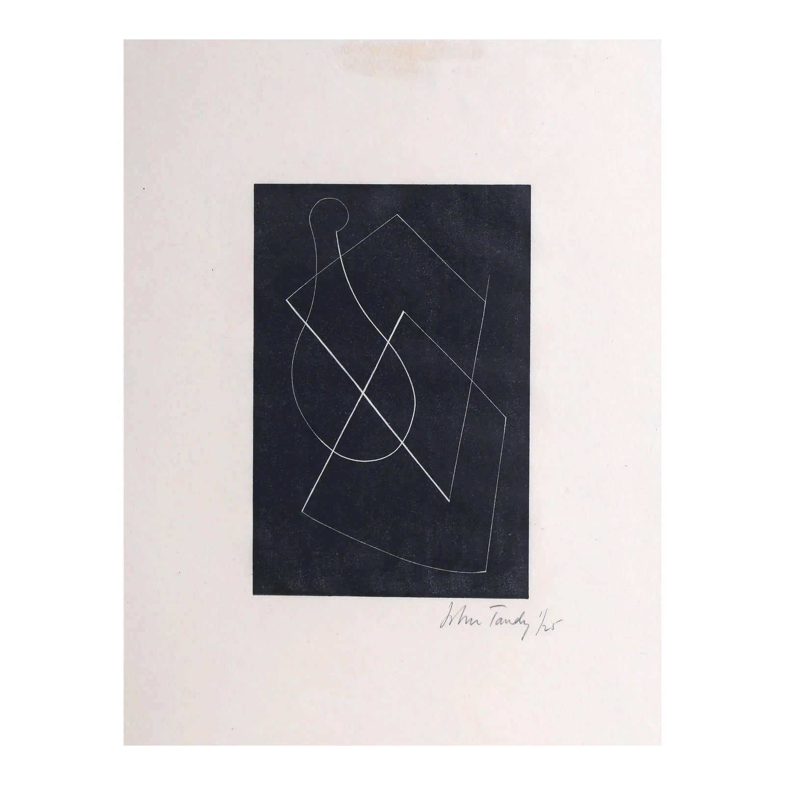 John Tandy, Untitled 2, Woodcut | Chairish