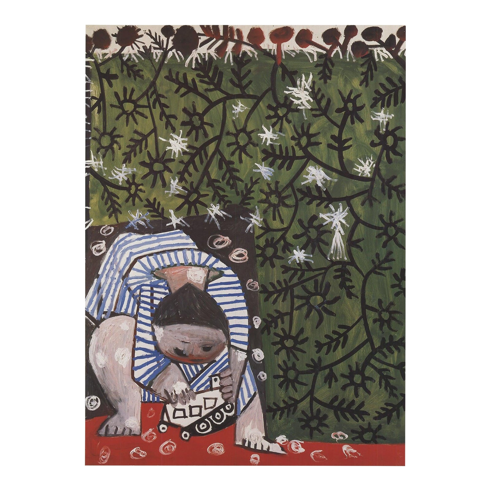 Pablo Picasso Child Playing With a Toy Truck, 1993 | Chairish