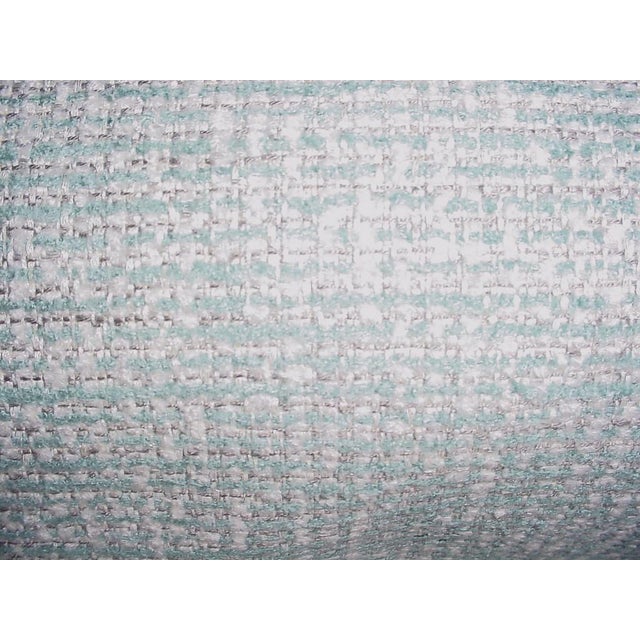 Glant 9982 Alta Powder Blue White Chenille Basketweave Upholstery ...