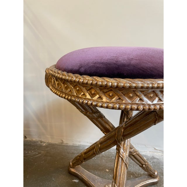 Nancy Corzine Torch Vanity Stool | Chairish