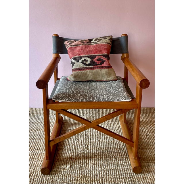 Prototype Sample Sabin Teak Arm Chair | Chairish