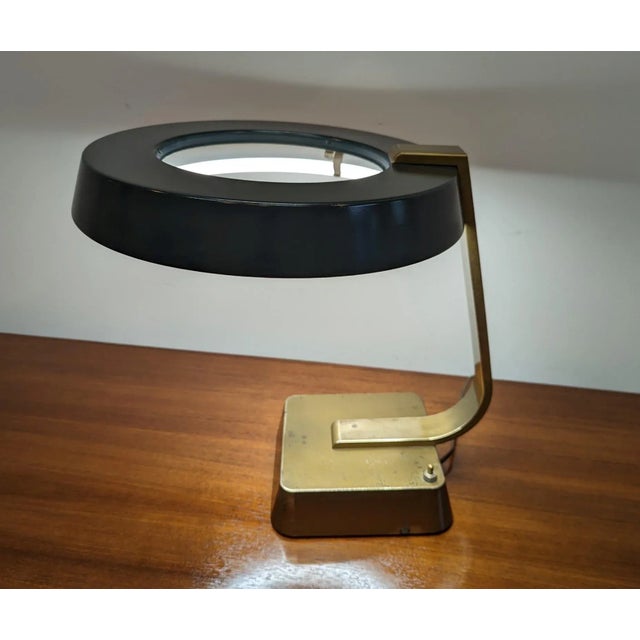 Donald Deskey Halo Desk Lamp Lightolier | Chairish