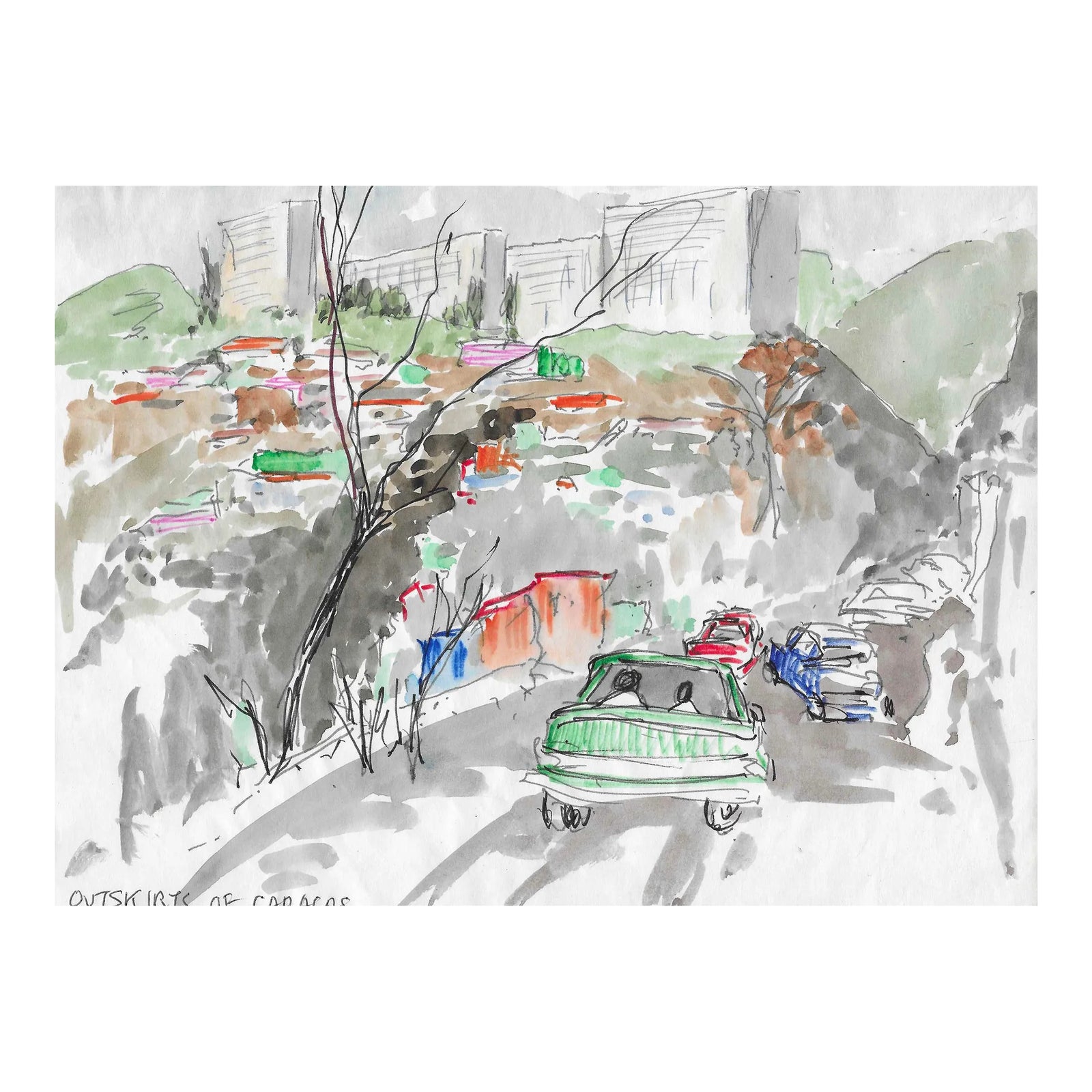 1970s Ivy Attwell Caracas Venezuela Painting | Chairish