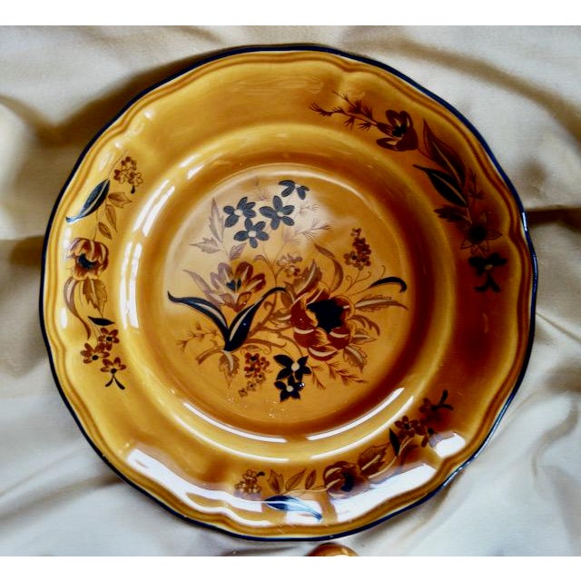 French Faience, 1960s Elysee Porcelain Veronique, Luneville, Honey ...