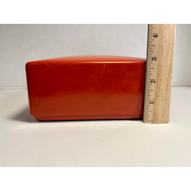 Late 19th Century Antique Meiji Period Japanese Red Lacquer Wooden ...