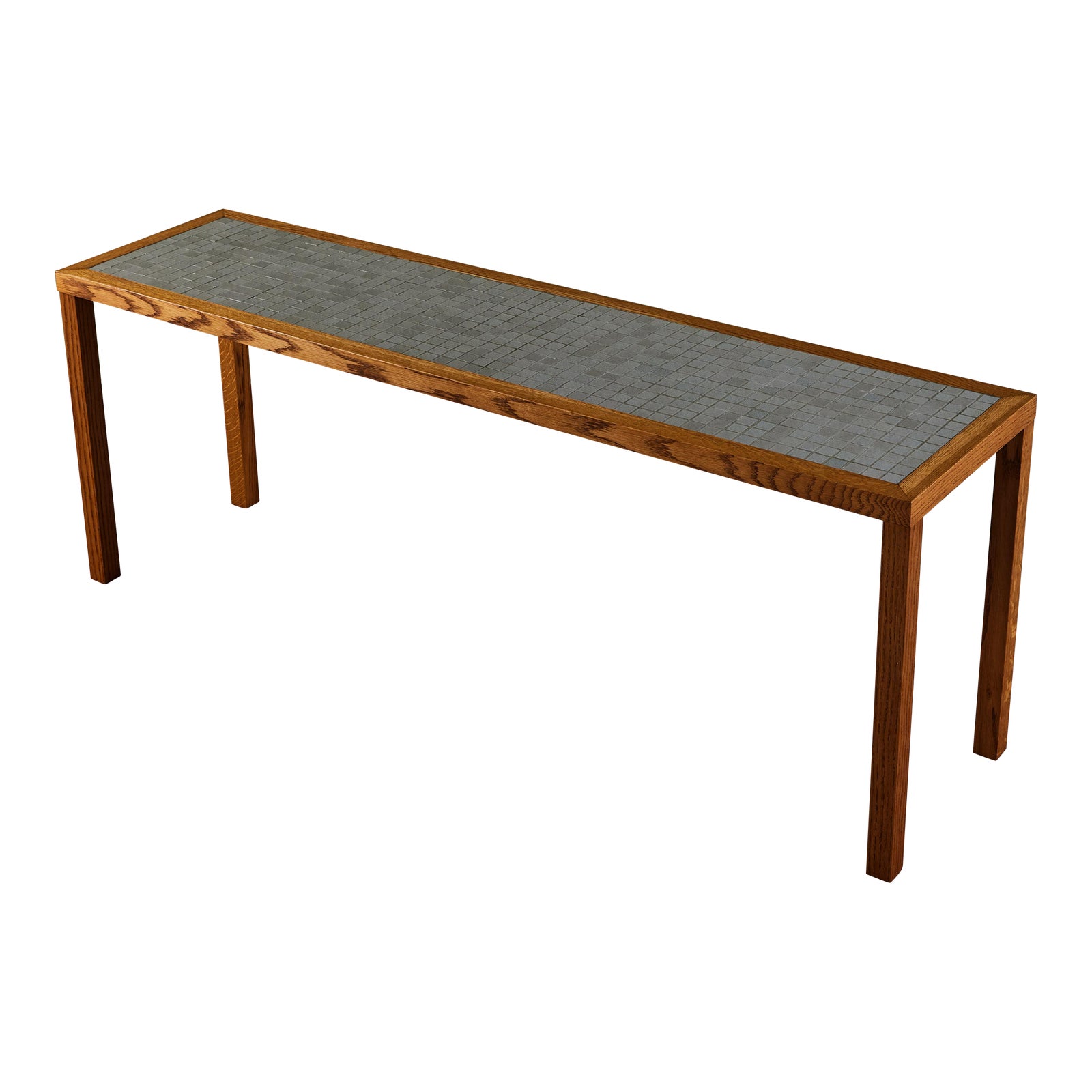 Gordon & Jane Martz Mosaic Tile Console Table | Chairish