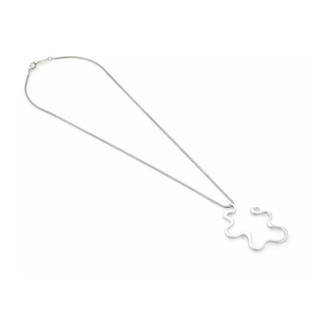 22133 - Tiffany & Co Frank Gehry Equus Diamond 18k White Gold Pendant ...