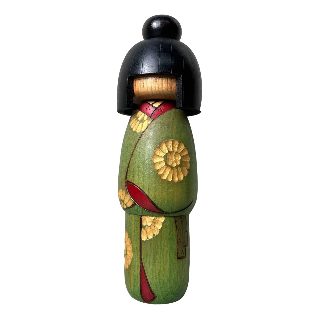 Vintage Sosaku Kokeshi by Kazuo Takamizawa, Japan, 1960s | Chairish