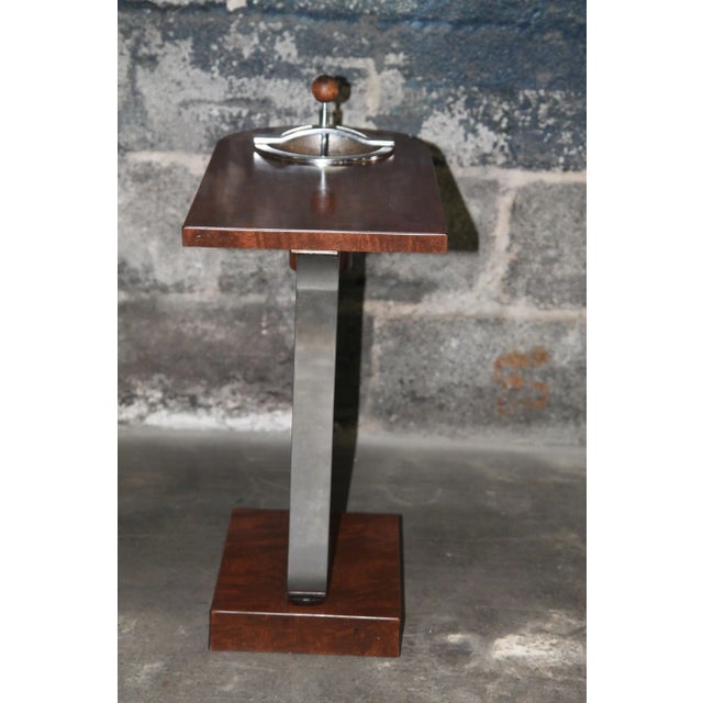 1930s Art Deco Ashtray Side Table by Charles Hardy | Chairish