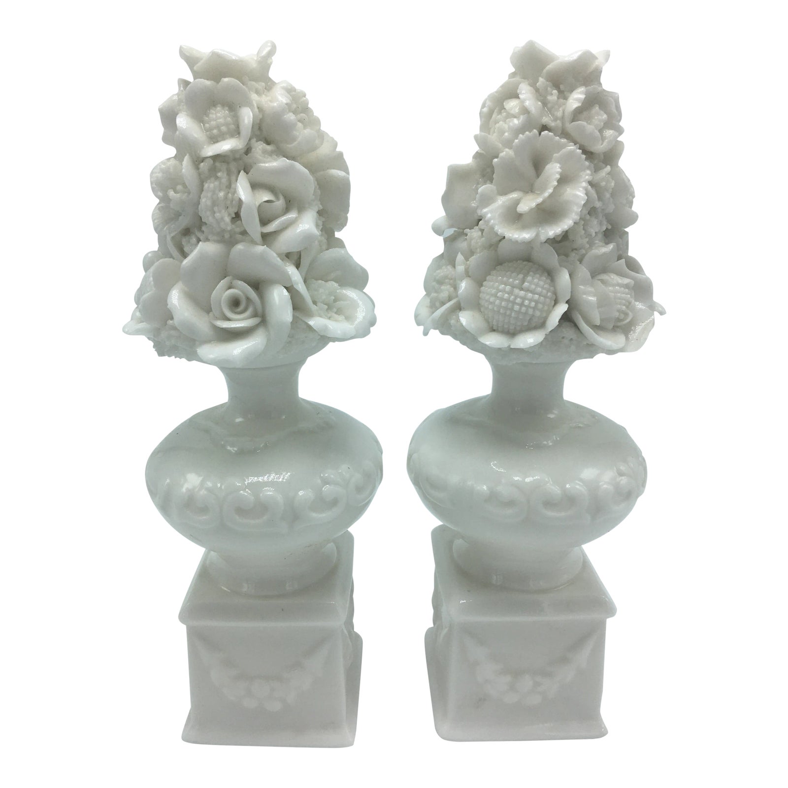 Vintage Ceramic Perfume Bottles, a Pair | Chairish