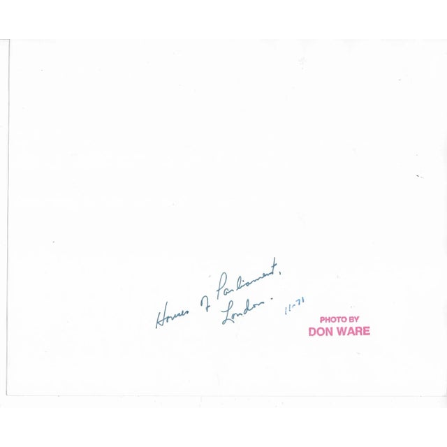 1971 Parliament at Dusk London Photograph by Don Ware | Chairish