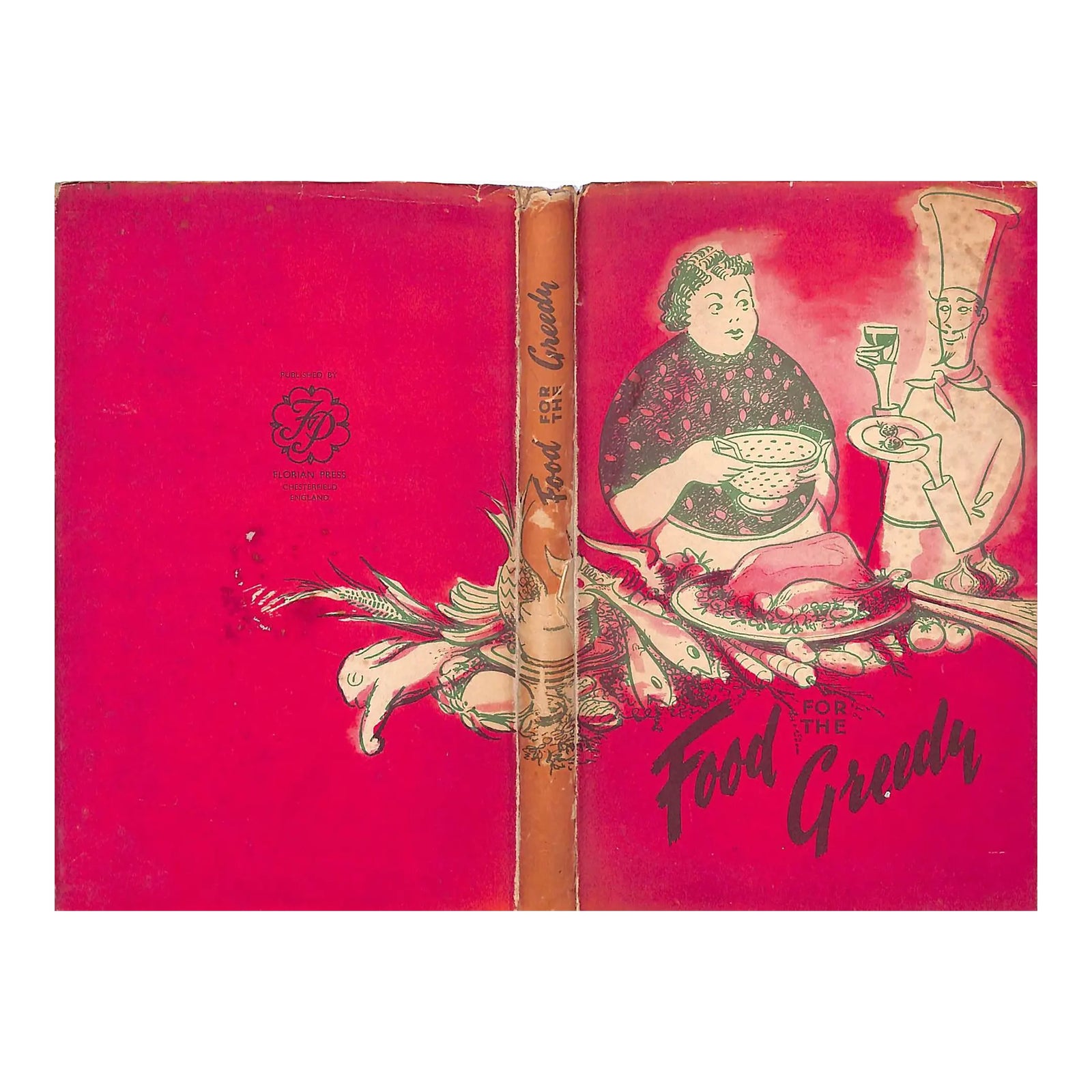 "Food for the Greedy" Book 1951 Shaw, Nancy | Chairish