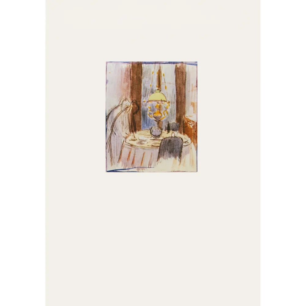 1959 After Pierre Bonnard "The Yellow Lamp", Vintage Hungarian Full ...