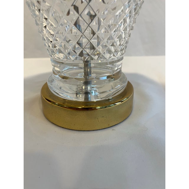 Vintage Crystal Table Lamp | Chairish