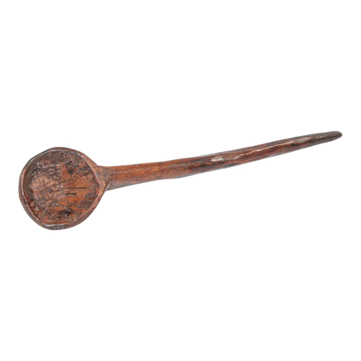 Moroccan Hand Carved Wood Spoon | Chairish