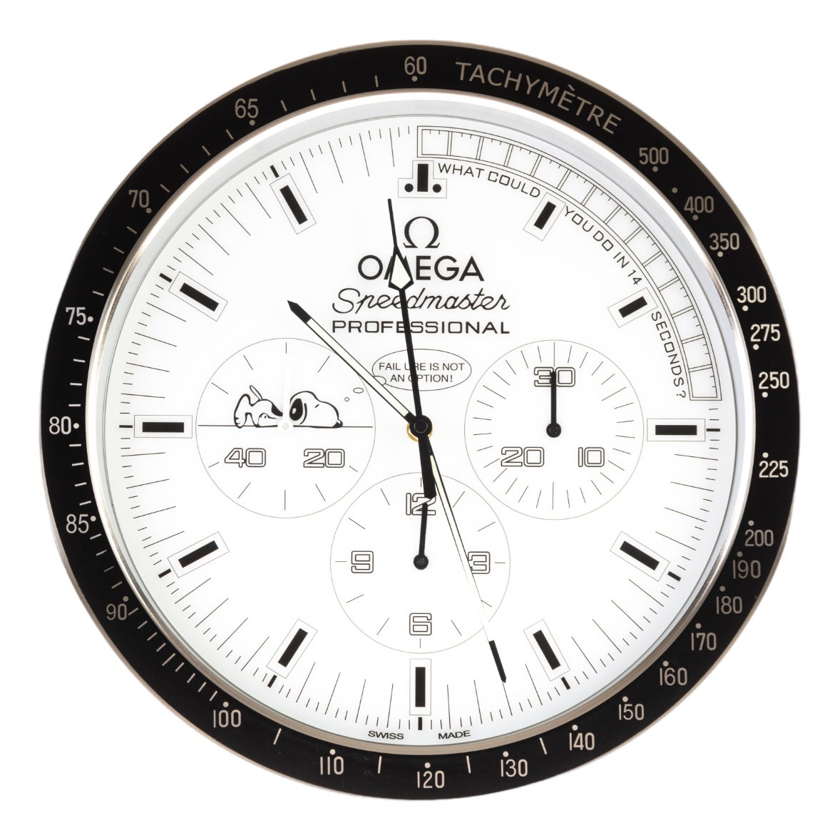 Speedmaster Snoopy Wall Clock from Omega | Chairish