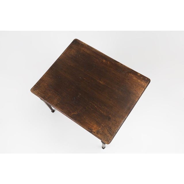Mid-Century French Rustic Side Table in Wood, 1850s | Chairish