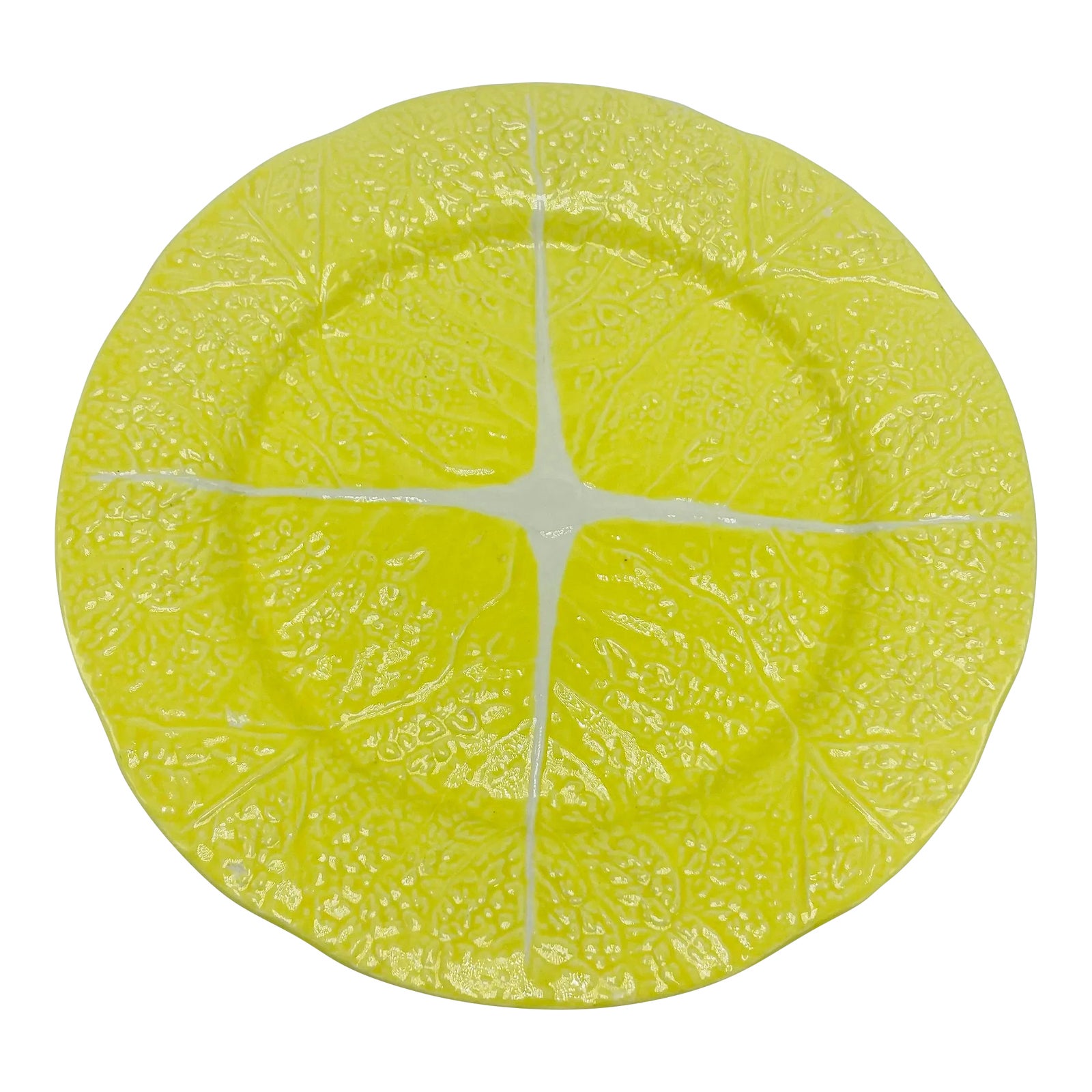 Ceramic Cabbage Platter | Chairish