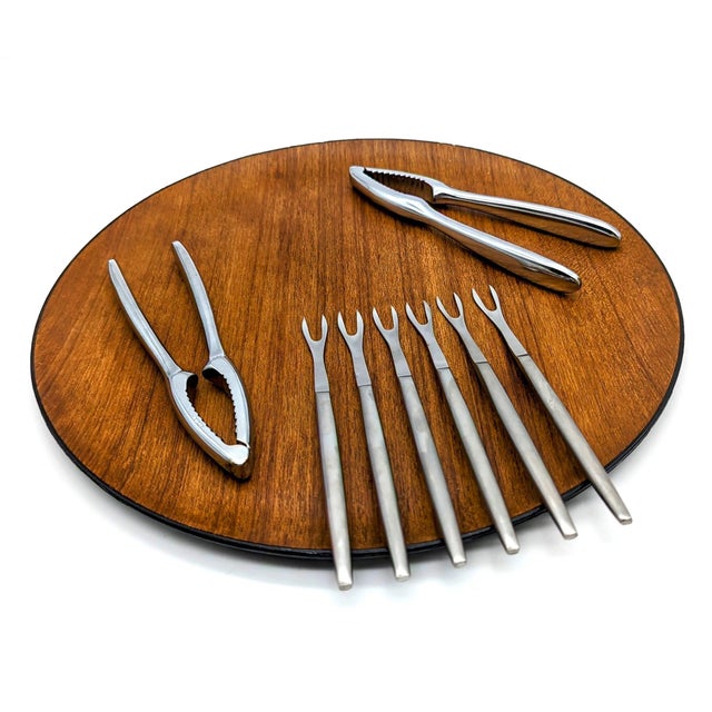 Vintage Kalmar Stainless Steel Seafood Shellfish Serving Utensils and ...