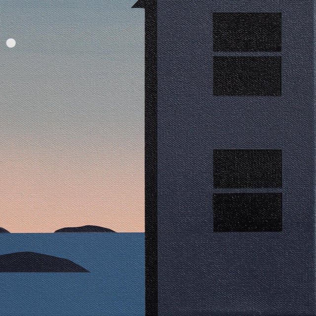 Lines of Light #6 (Vesper) - Moody Cool Tone Surrealist Landscape ...