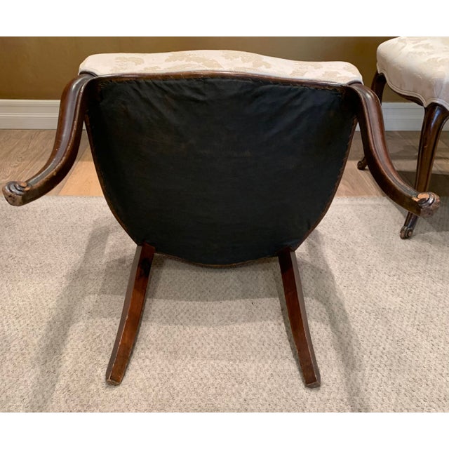 Antique English Arm Chairs- a Pair | Chairish