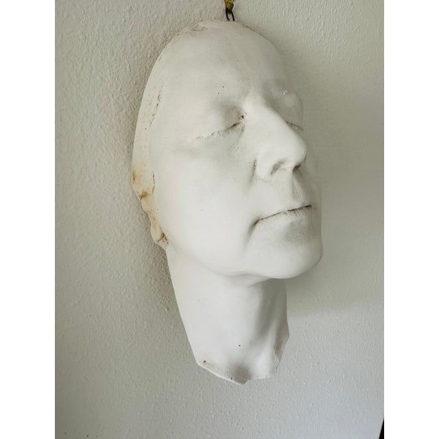 1970’s Plaster Face Wall or Tabletop Sculpture | Chairish