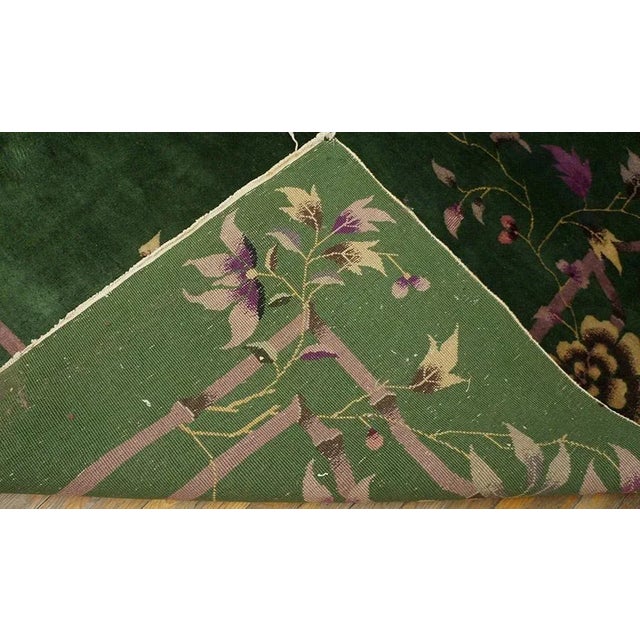 1920s Antique Chinese Art Deco Rug ( 9'0" X 11' 6" - 275 Cm X 350 Cm ...