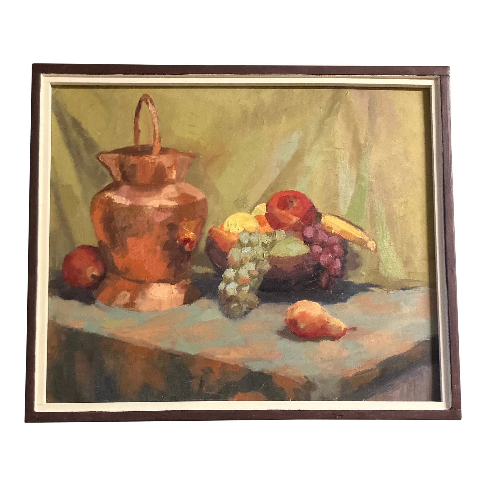 1950’s Original Vintage Philadelphia Impressionist Still Life Painting ...