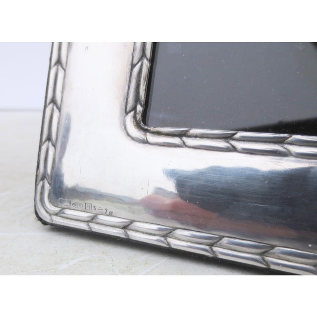 Italian Sterling Silver Photo Frame Circa 1950s' | Chairish