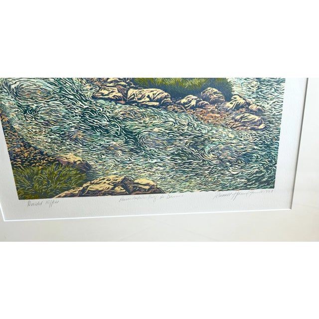 Monotype Painting Framed by Listed Artist Russell Hamilton | Chairish