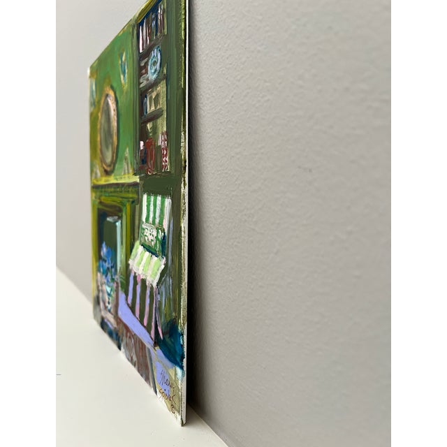 Painting of Interior "Skirted" by Shann Spishak | Chairish